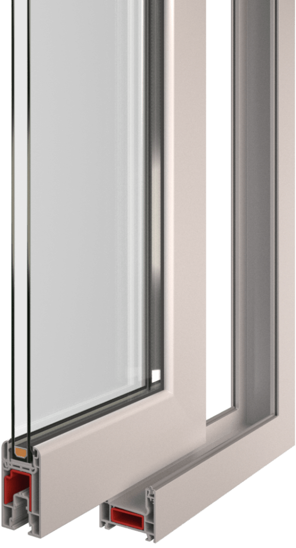 Επάλληλο συρόμενο PVC GEALAN SLIDING ECO • 73mm